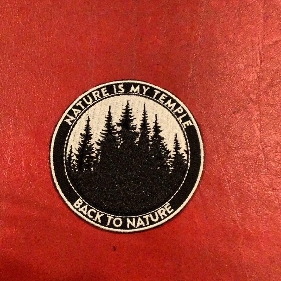 Nature Is My Temple - Patch - Torvenius – Arsenikbutik